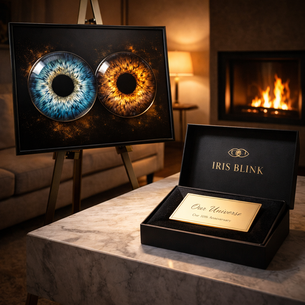 Anniversary Eye Art | The Most Unique Custom Gift for Couples - Iris Blink®