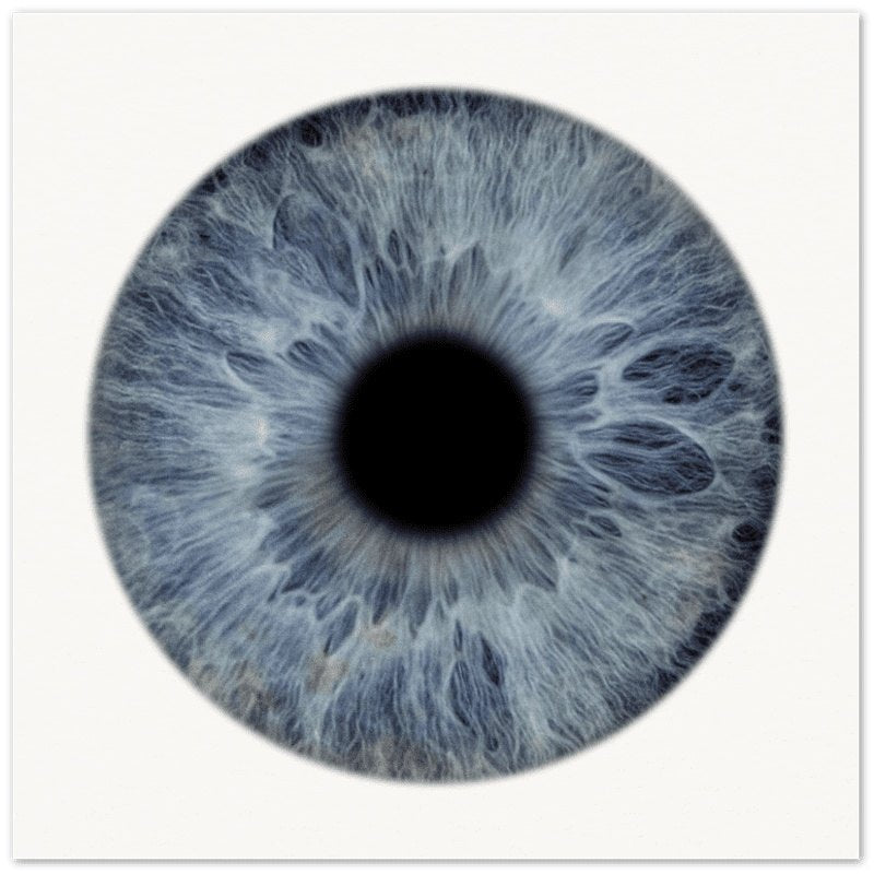 Custom Iris Art Print - The Pristine | Eye Photography Wall Art - Iris ...