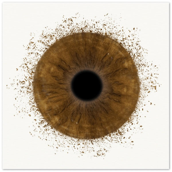 Vibrant Custom Iris Poster - The Vibrant | Colorful Eye Wall Art - Iris ...